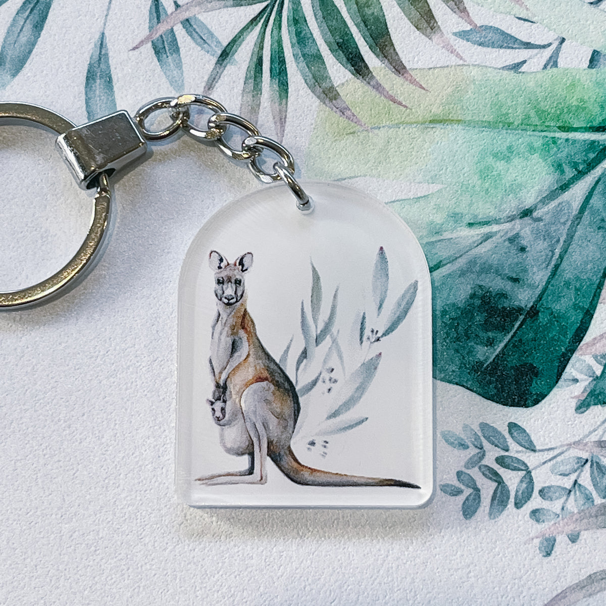 Australian wildlife keychains - arch shape – Wombat Laser