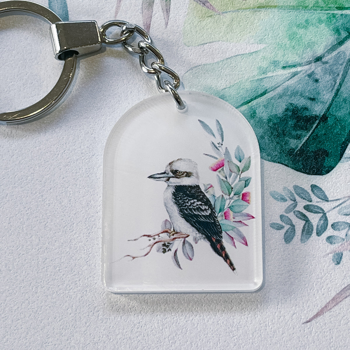 Australian bird keychains - arch shape – Wombat Laser